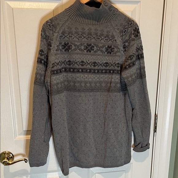 croft & barrow | Sweaters | Croft Barrow Charcoal Turtleneck Sweater ...